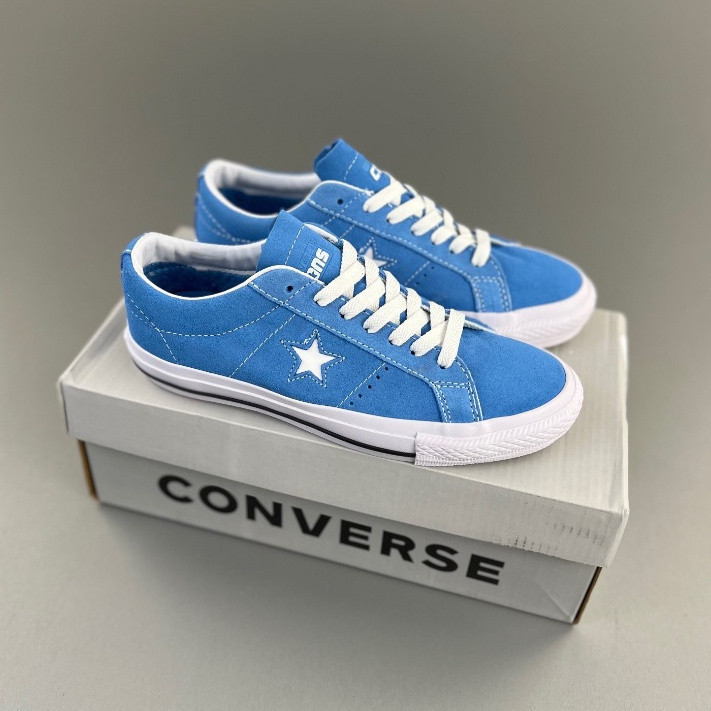 Converse Chuck one star pro ox one star series vintage leather sneakers ...