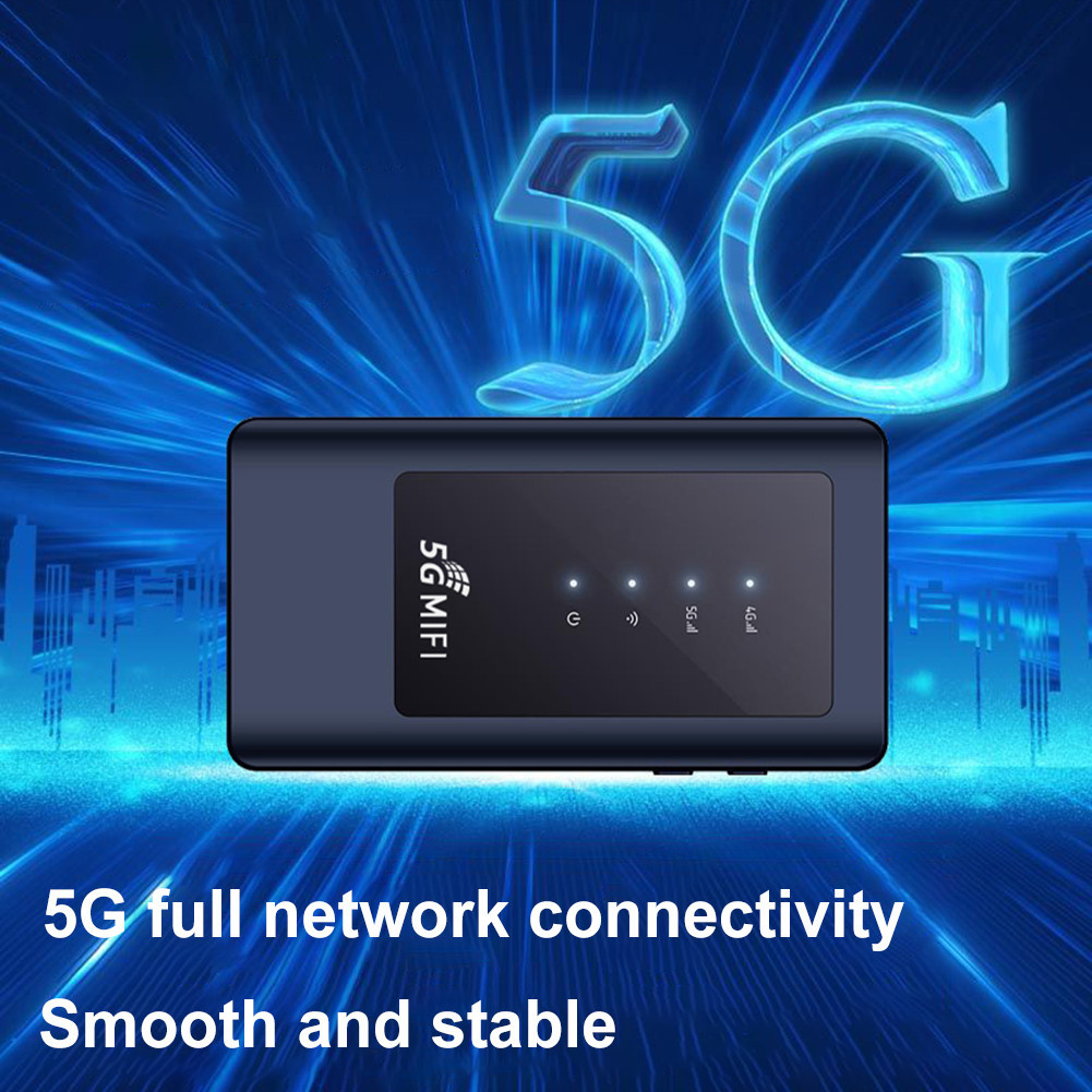 5G MiFi Mobile Modem with SIM Card Slot Portable WiFi Hotspot Up to 16 ...