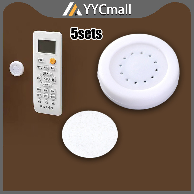 5Sets Wall Mount Fridge Magnet Sticker Remote Control Storage Holder ...