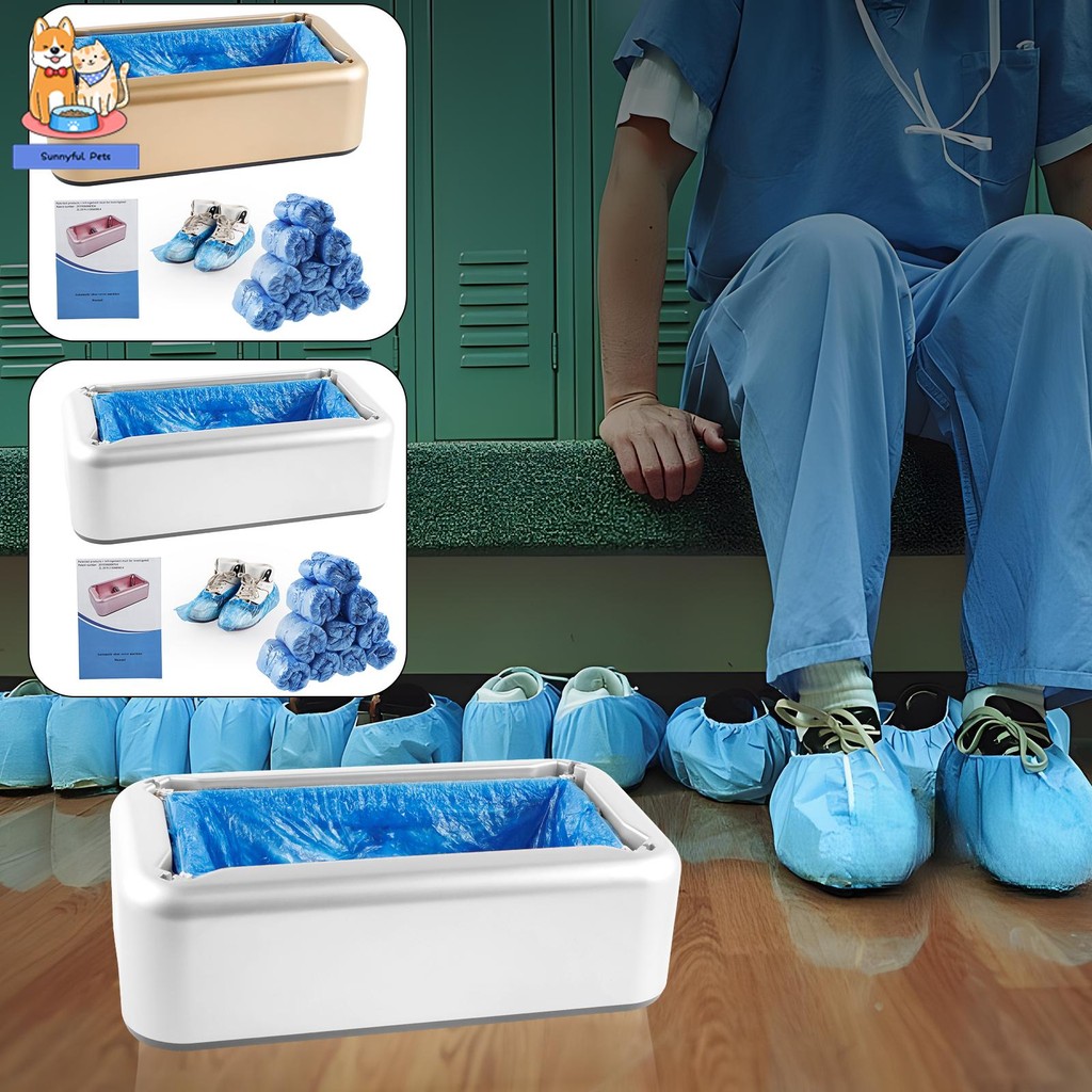 Shoe Covers Machine Smart Shoe Covers Dispenser with 200pcs Shoe Covers ...