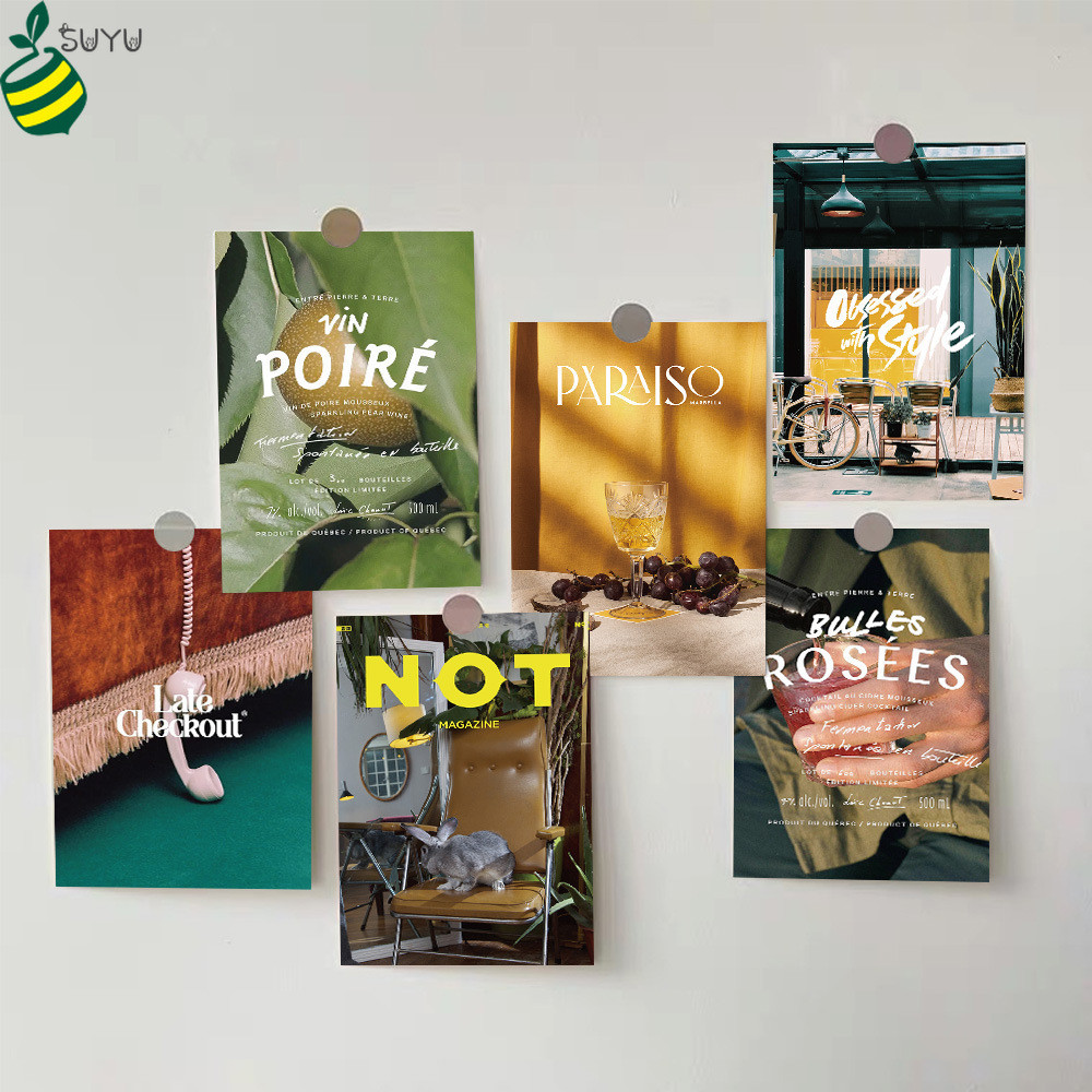 10pcs Contrast Magazine Cover Wall Collage Kit,Graffiti Poster Card ...