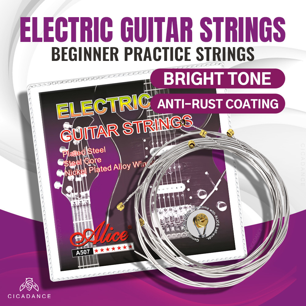 Alice Electric Guitar Strings A507 Anti-Rust Coating Nickel-Plated ...