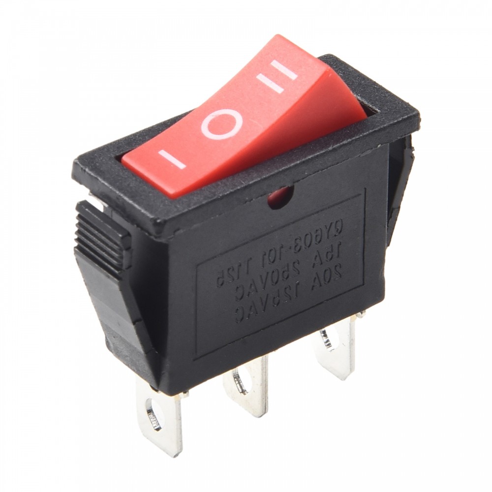 ⭐ Fast Shipping⭐ Modern Red Rocker Switch 15A 250V 20A 125V ONOFFON for ...