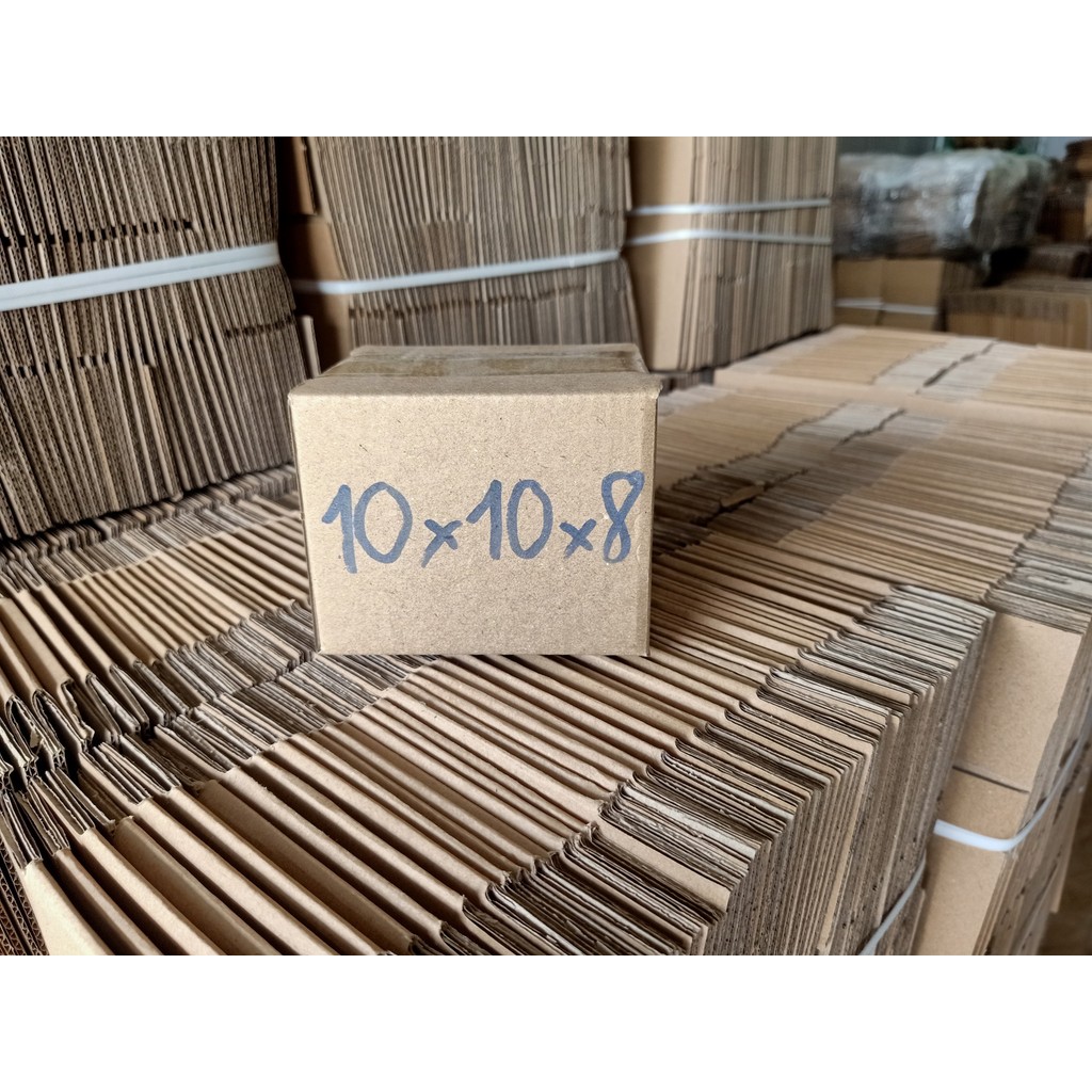 10x10x8 Combo of 50 Carton Boxes Packing Shipping Box COD 3 Corrugated ...