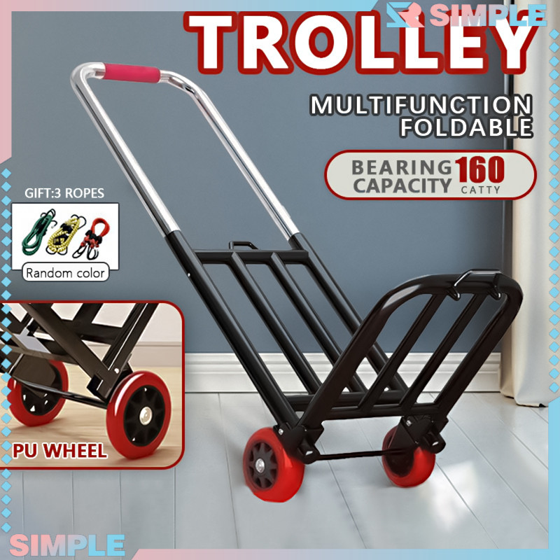 Trolley cart Multifunction Foldable Shopping Cart Push cart Folding ...