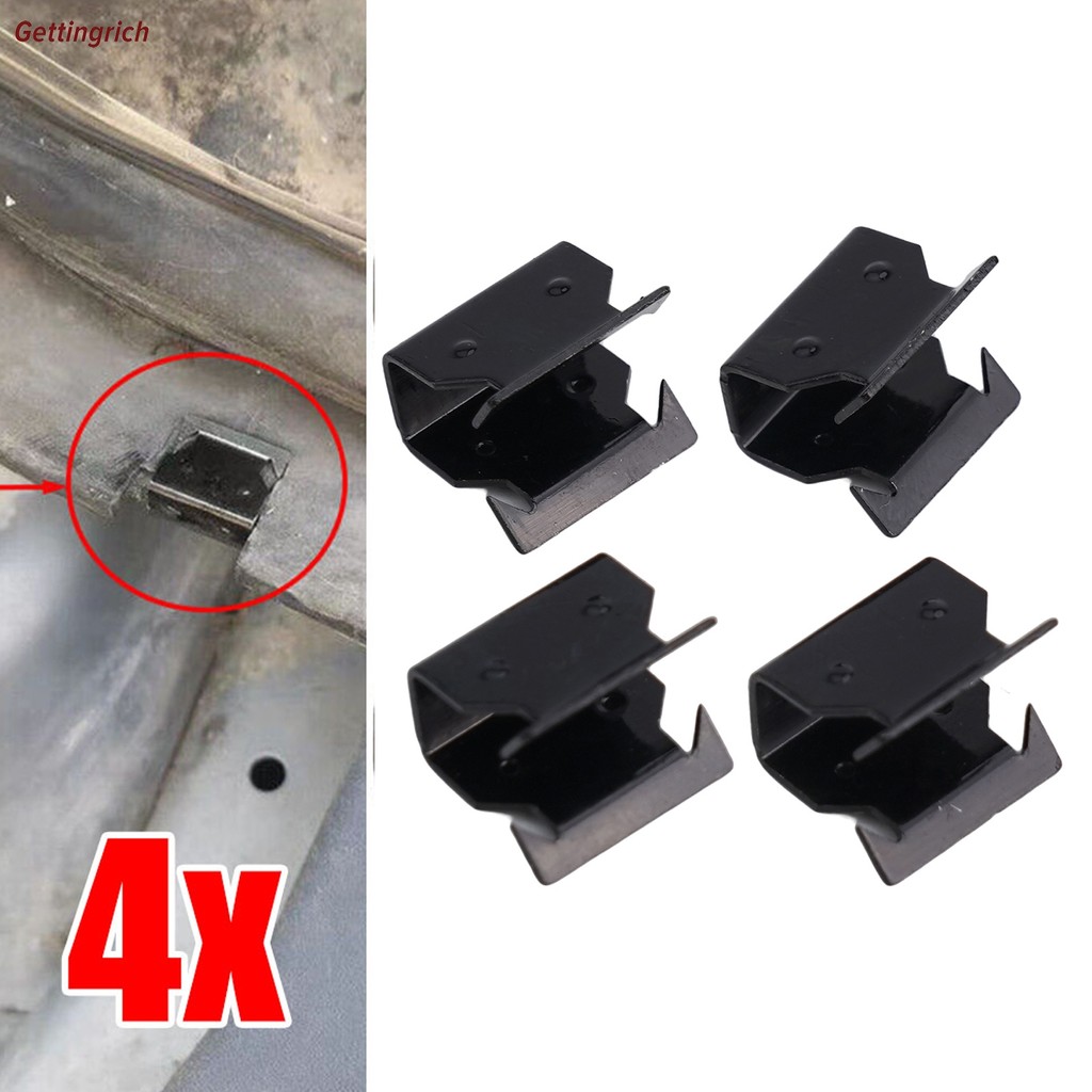 [GTH] 4X Car Metal Clamps Cowl Scuttle Panel Trim Clips for Ford for ...