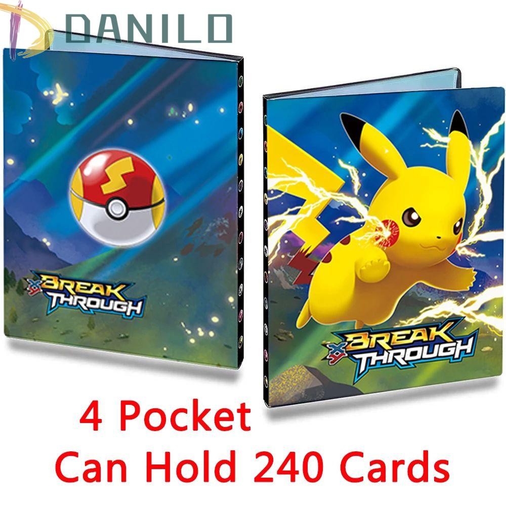 DANILO1 Pokemon Cards Album Kid Gift 240PCS Photo Album Display Binder ...
