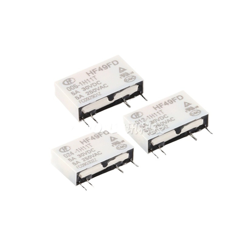 Original Relay HF49FD/005/012/024-1H11T 5V 12V 24V 4 Feet One Set ...