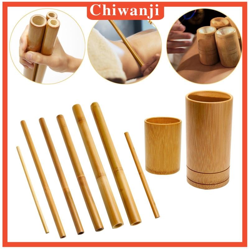 [Chiwanji] Bamboo Massage Sticks Handheld Professional Bamboo Guasha ...