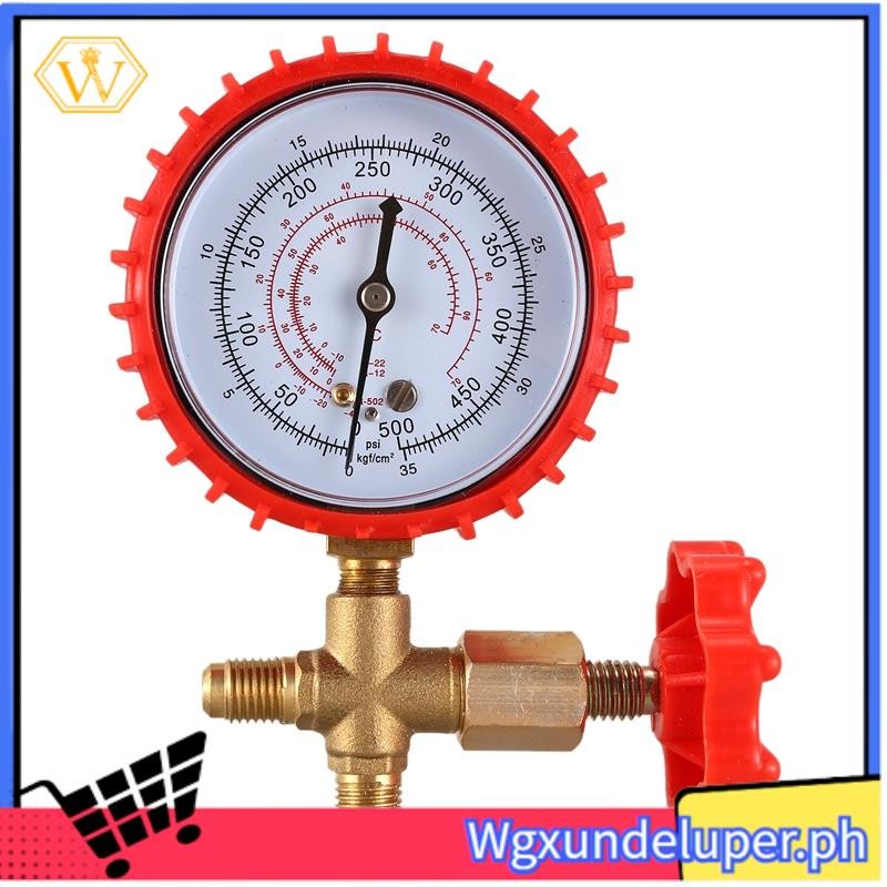 【W】Refrigerant Pressure Gauge Air Conditioning Recharge Pressure Gauges ...