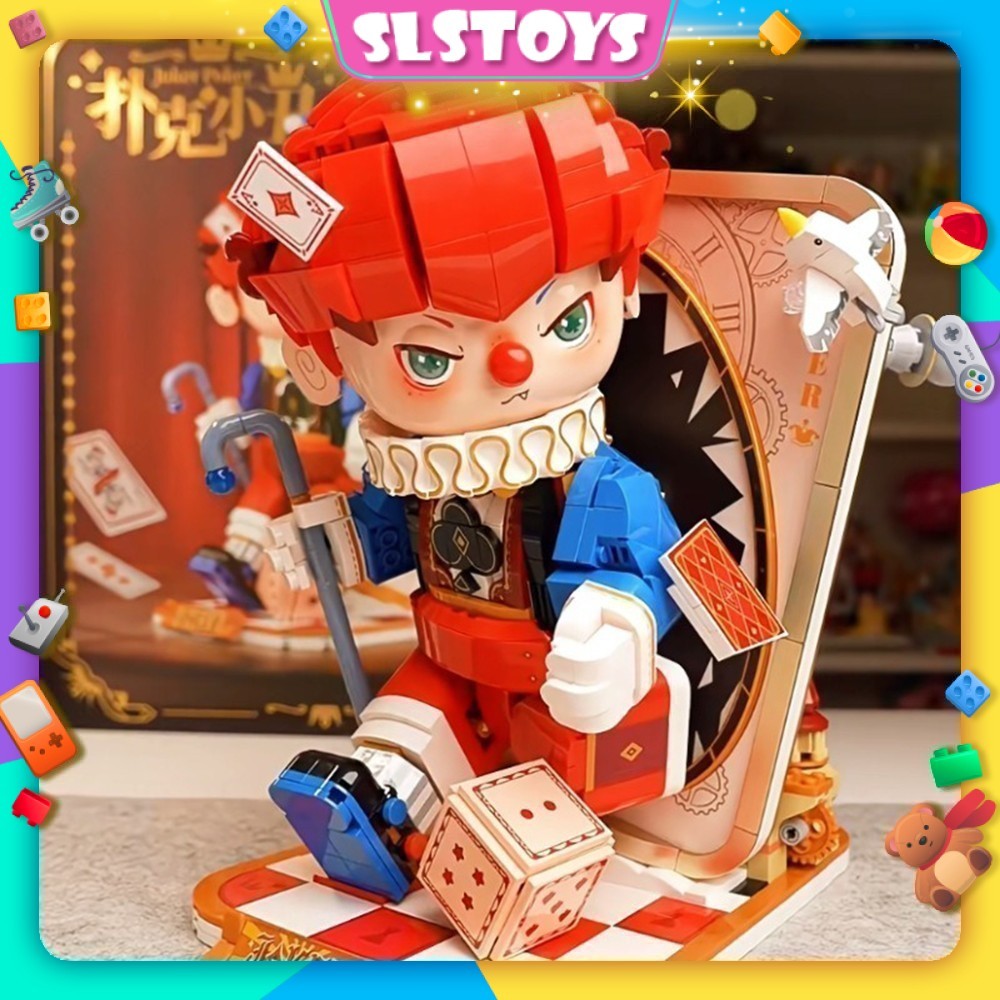 Wekki 506187 Large Joker Clown Tarot Card Aristrocat Puppet Poker ...