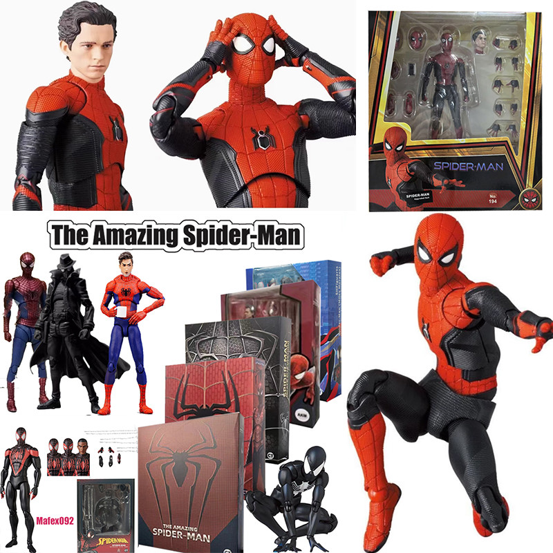CT Toys Mafex Spider Man No.194 Action Figure SHF Miles Morales CT Toys Mafex147 Symbiote ...