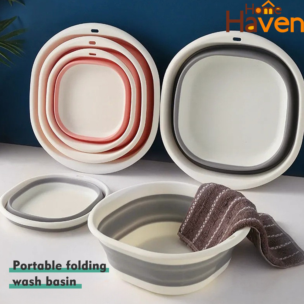 Portable Foldable Wash Basin Hanging Washbasin Collapsible Travel ...