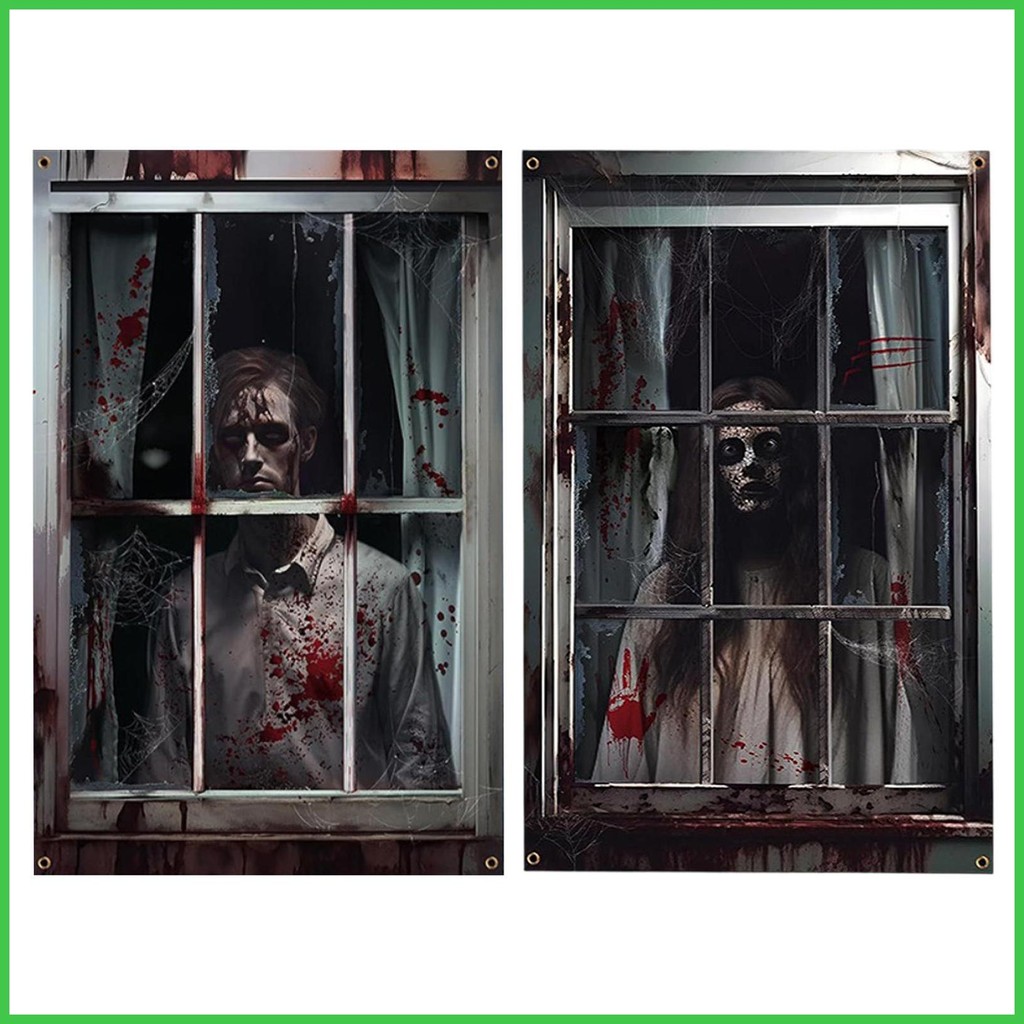 Horror Halloween Backdrop Gothic Backdrop for Wall Horror Photo Booth ...