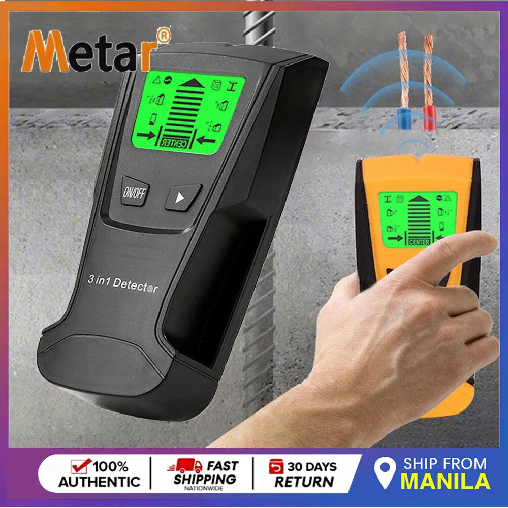 Metar 3 In 1 Multi-functional LCD Digital Wall Detector Metal Wood ...