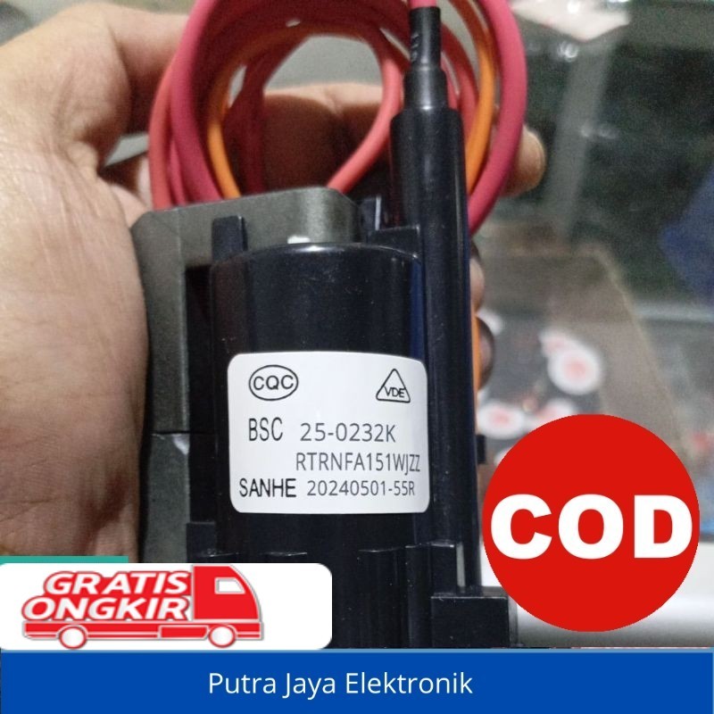 Flyback TV SHARP BSC25 0232K FA151 WJZZ Flyback TV SHARP 21in Original ...