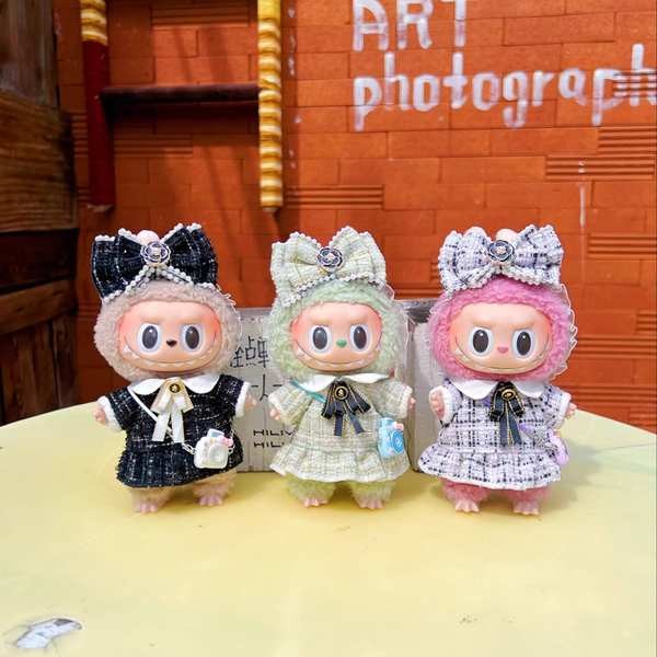 labubu dress labubu v2 Labu cloth clothes, small fragrance wind series ...