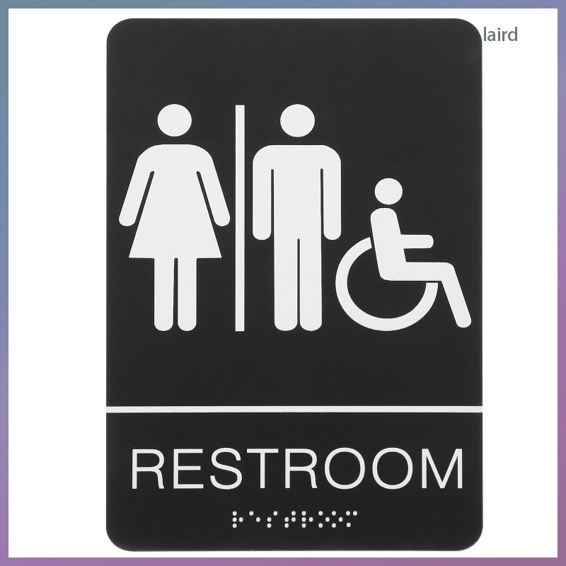 Restroom Sign Signs Bathroom Indicator House Number Toilet Signboard ...