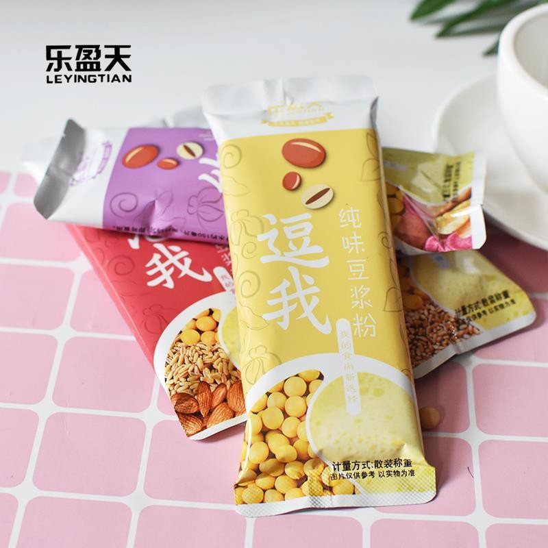 Le Yingtian Soy Milk Powder 20 Pcs Breakfast Drink Oats Almond Yam ...