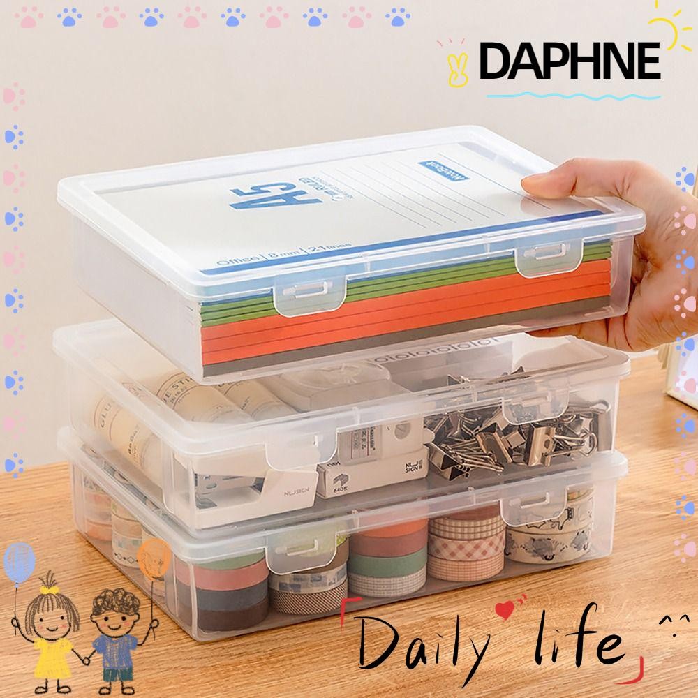 DAPHNE 1Pcs Document Storage Container, Multifunctional Plastic A4 A5 ...