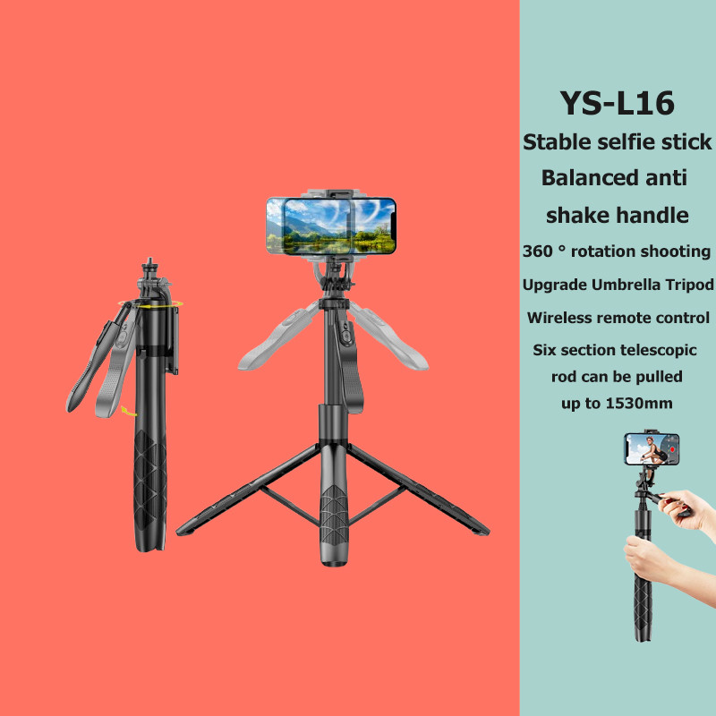 TokQi L16 Wireless Selfie Stick Tripod 1530mm Foldable Monopod for ...