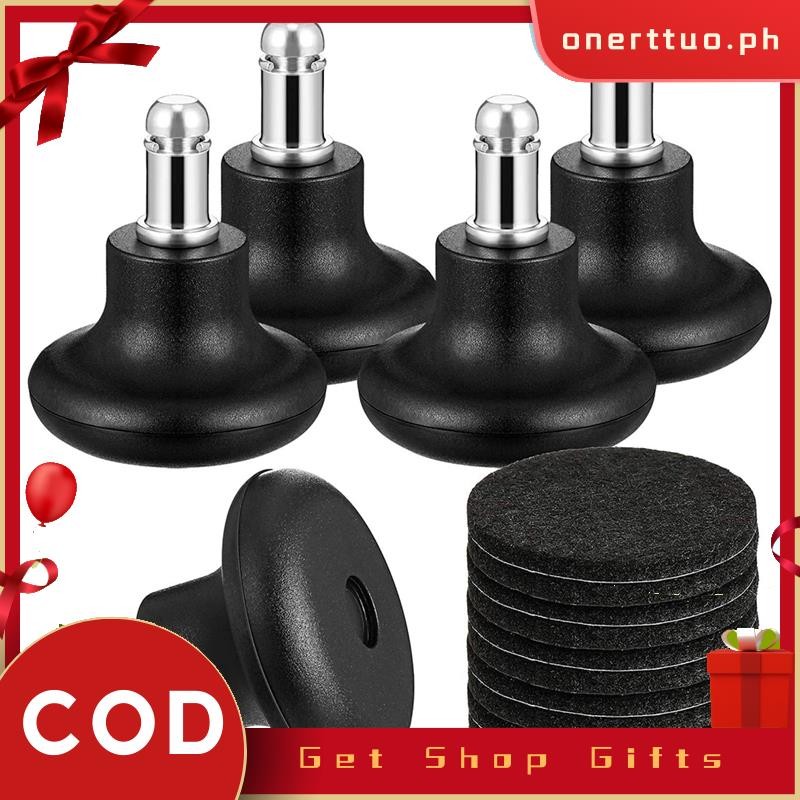 5 Pack Bell Glides for Office Chair Without Wheels, Replacement Rolling ...