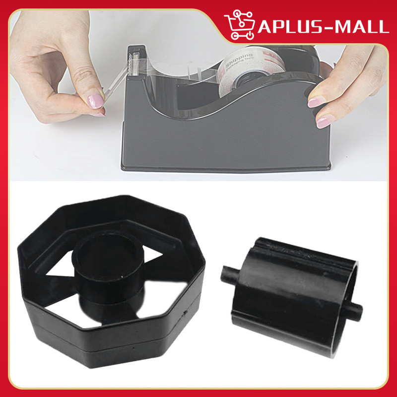 Tape Dispenser Wheel Black Plastic Sellotape Spin Replacement Cutg Tool ...