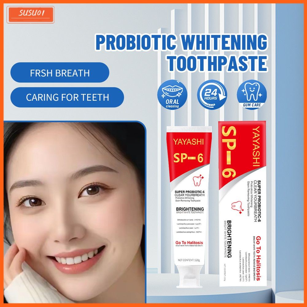 Deep Cleaning Oral Care Toothpaste SP-6 Probiotics Bright White ...