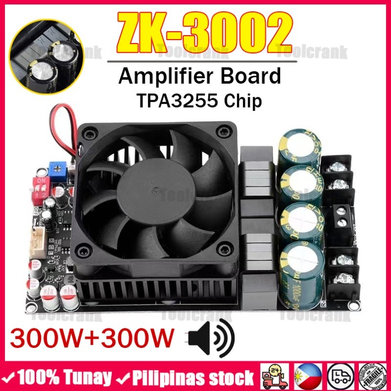 Zk-3002 Pure Post-Level Digital Power Amplifier Board High Tpa3255 ...