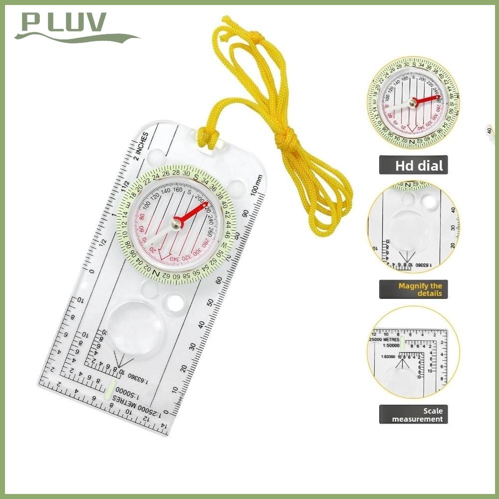 PLUVII Navigation Ruler, Portable Professional Reading Scouting Scale ...
