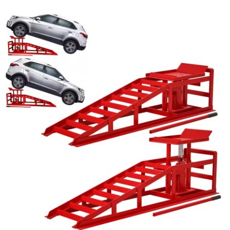 Car Ramp Heavy Duty 2PCS | 2 Tonelada may Hydraulic Lift 15cm | Rampa ...