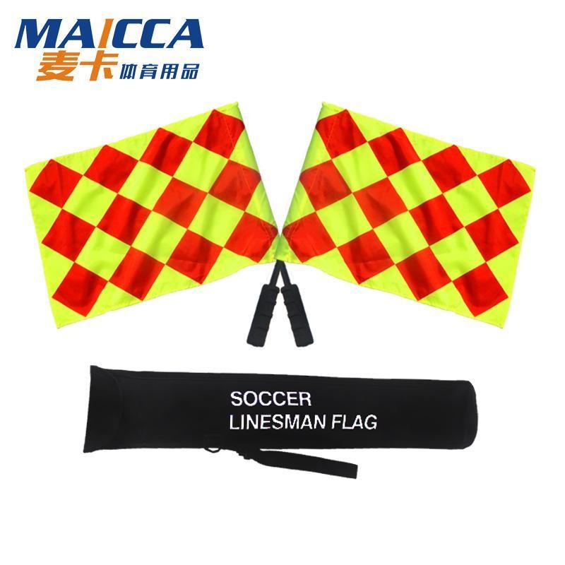 250U709 Referee Flag Football Signal Flag Hand Flag Side Judge Flag ...