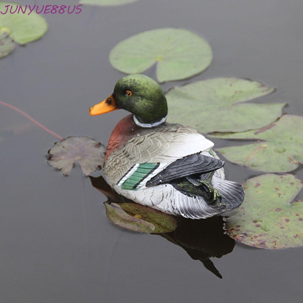JUNYUE88US Artificial Mandarin Duck Statue, Realistic Floating Swan ...