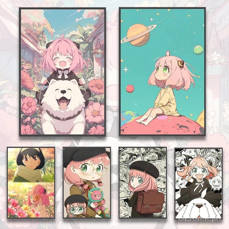 SPY FAMILY Popular Japanese Anime Canvas Posters Movie Wallpaper ...