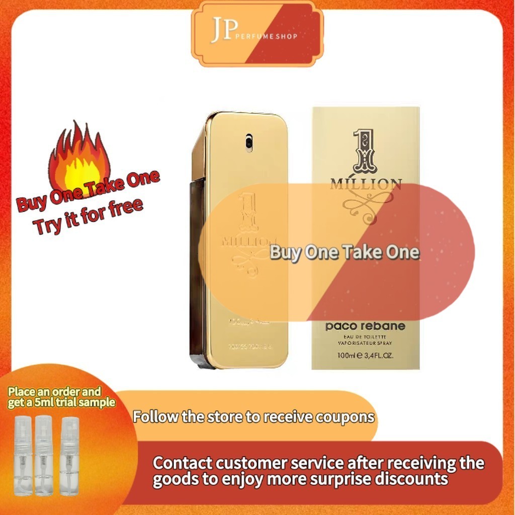 【Buy 1 Take 1】 JPFragrance PR 1 Million EDT 100ml BNIB/ DEMO/ SET for ...