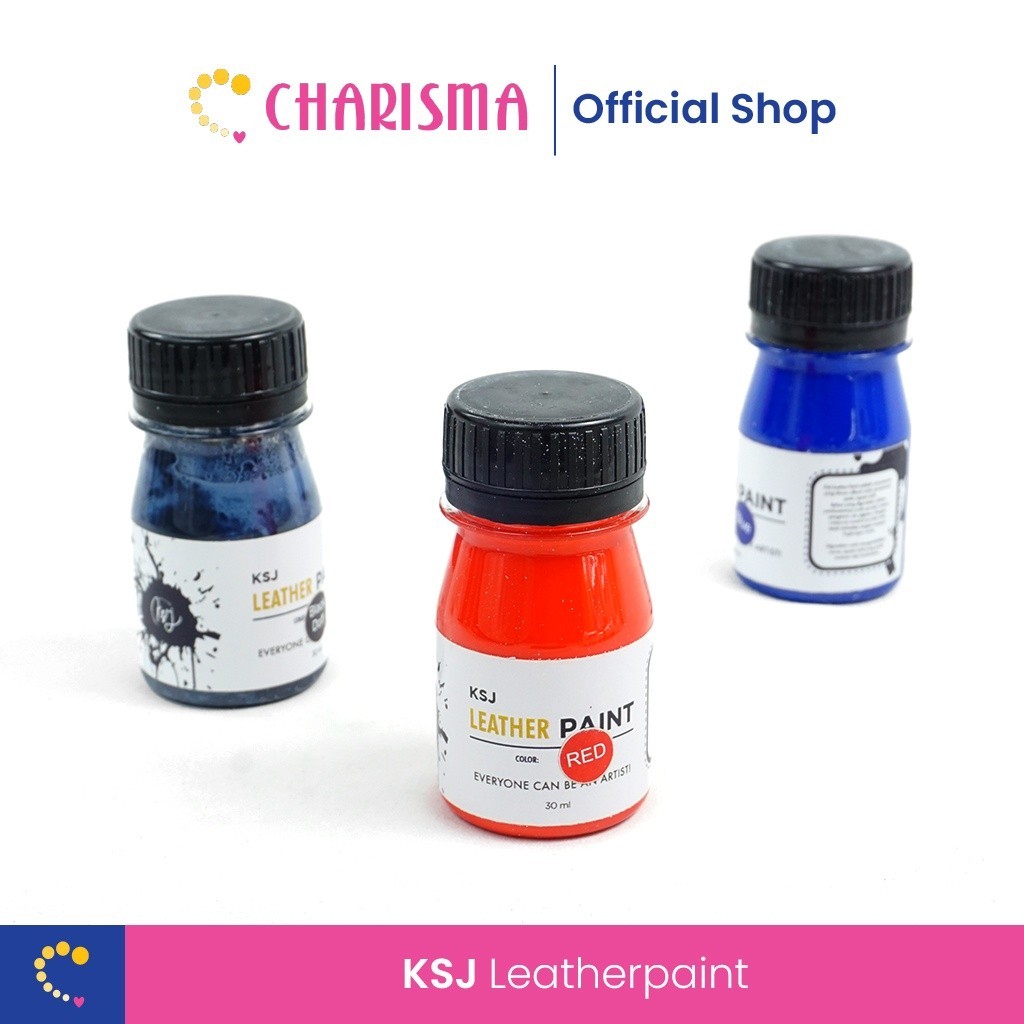 Charisma KSJ Leatherpaint - Shoecare Supplies Paint 30 ML | Shopee ...