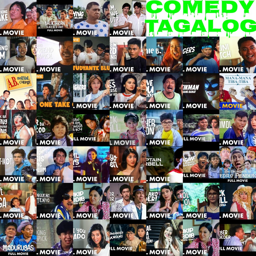 COMEDY TAGALOG FULL MOVIE 1080 64GB USB FLASHDRIVE WITH OFFLINE MOVIE ...