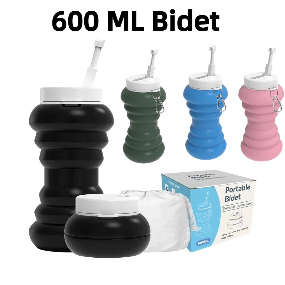 [Ready Stock]New Portable Bidet Spray, 600ml Large Capacity Foldable ...