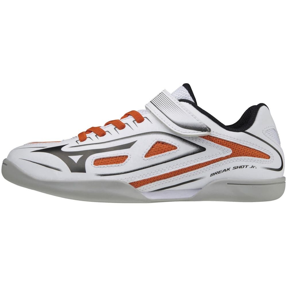 Mizuno Kids' Tennis Shoes Break Shot Jr. CS - White, Black, Orange ...