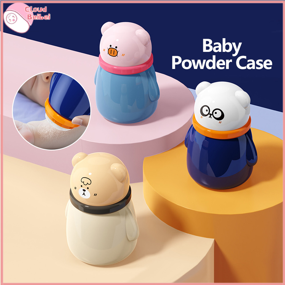 CBB Talcum Powder Box Baby Puff Box Cartoon Animal Baby Prickly Heat ...