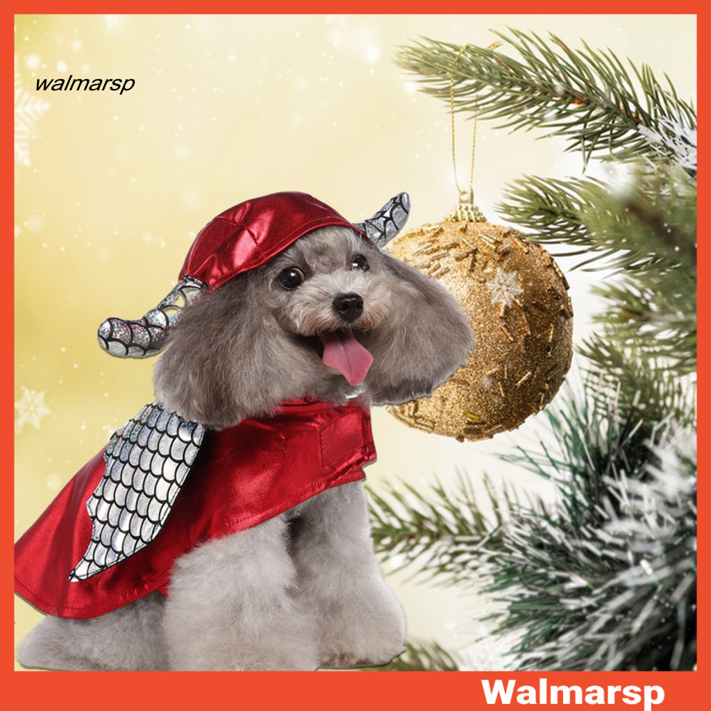 [WMP] Dress Up Pet Christmas Costumes Windproof | Shopee Philippines