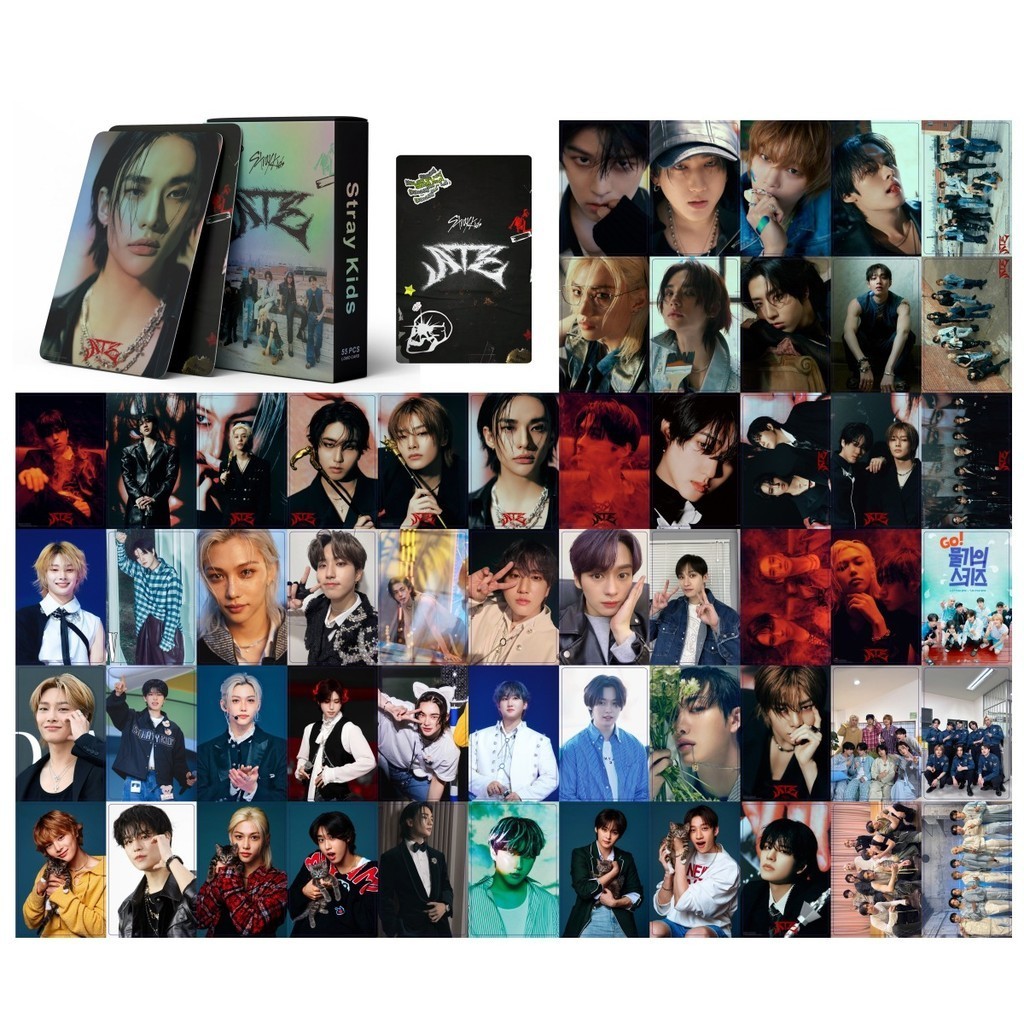 50-119pcs STRAY KIDS ATE Holographic Laser Lomo cards Lose My Breath ...