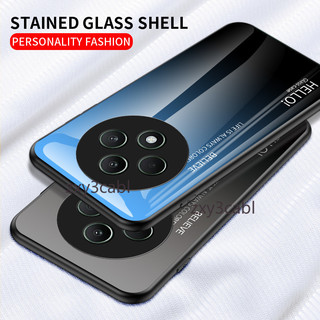 Luxury Gradient Tempered Glass Casing for OPPO Reno 12 F 5G 2024 Case ...