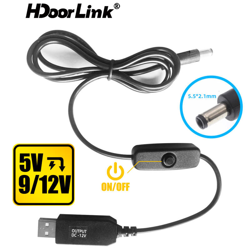 HdoorLink USB DC 5V To 12V 9V Power Boost Line USB Voltage Step Up ...