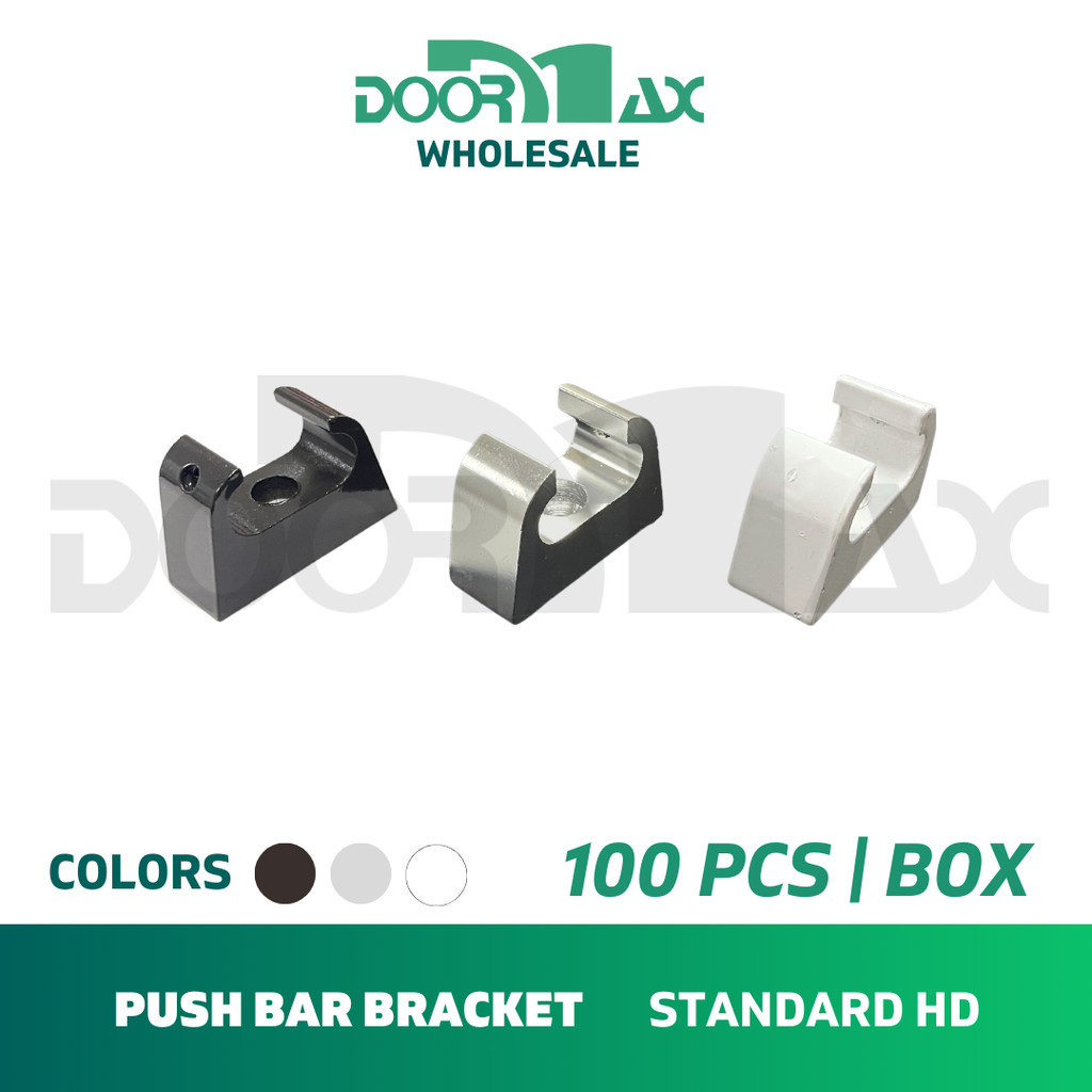 DOORMAX WHOLESALE Standard Heavy Duty Push Bar Bracket 100 PCS | Shopee ...