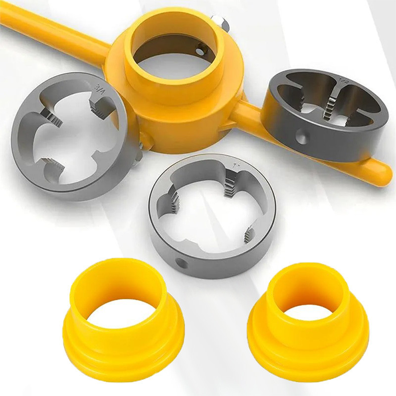 6PCS PVC Thread Maker Tool Kit With 1/2 Inch 3/4 Inch 1 Inch Dies Hand ...