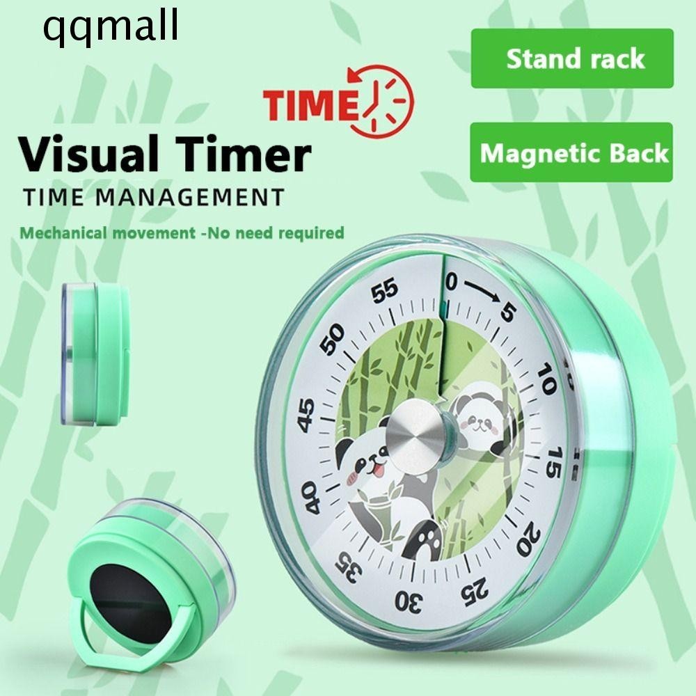 QQMALL Cartoon Visual Timer, Silent Operation Magnetic Back Countdown ...