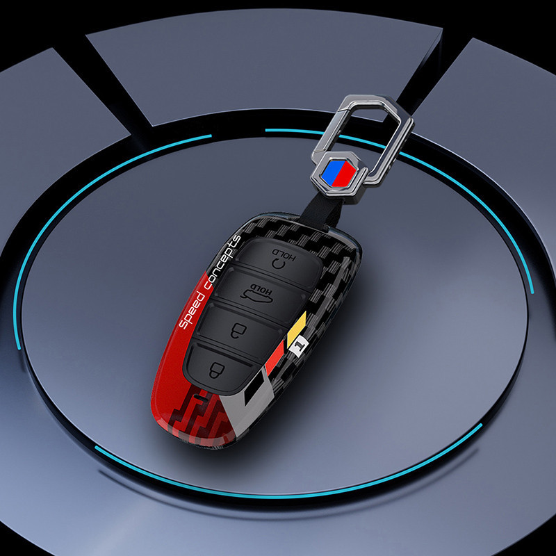 New Carbon fibre Key Cover Hyundai Tucson 2022 SantaFe 2021 2023 Allnew ...
