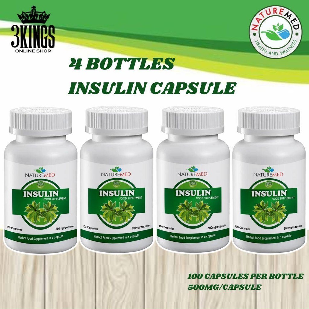INSULIN CAPSULE (NATUREMED) [ 100 CAPSULE PER BOTTLE [ 500MG PER ...