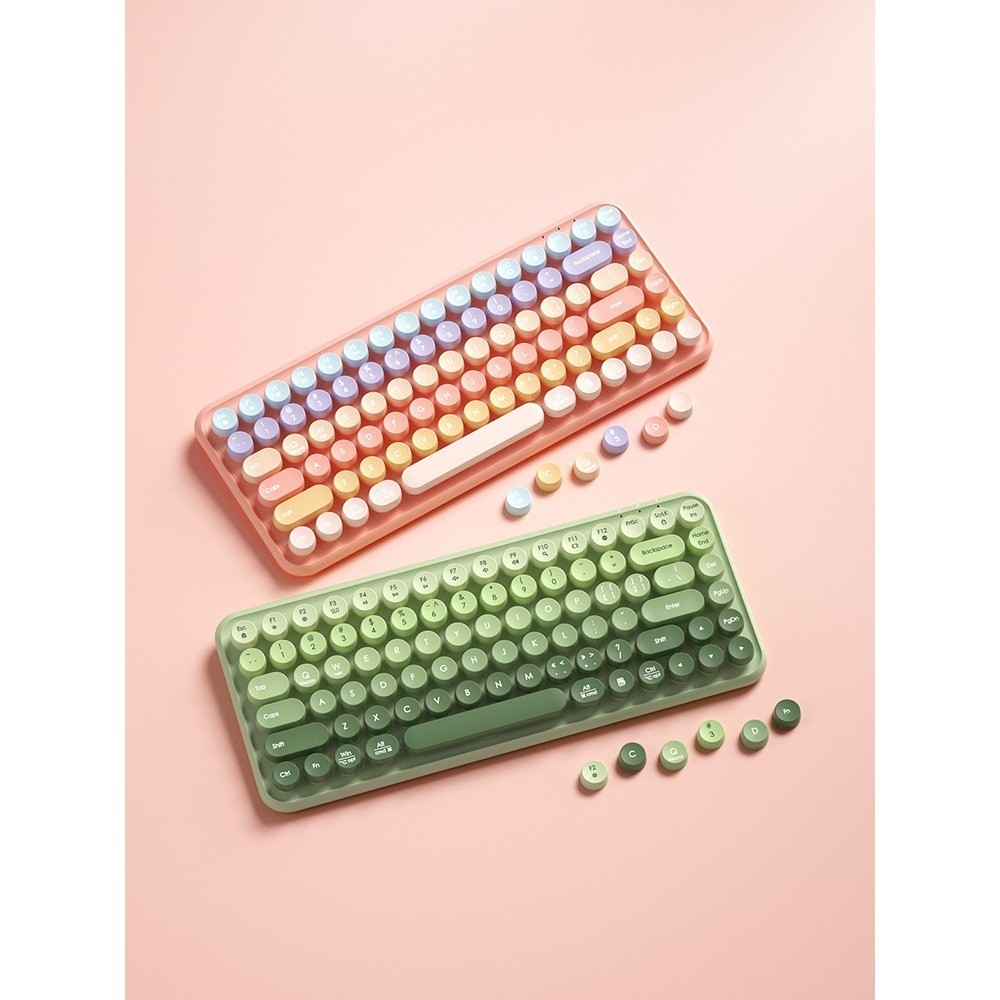 Bow Notebook Wireless Keyboard Mouse External Computer Portable Girl ...